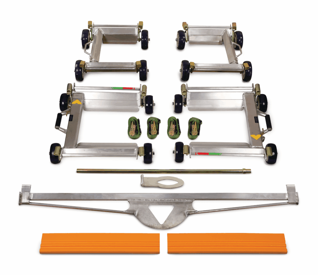 CD-QX Standard x Wide Carrier Dolly Quad System – Collins Dollies ...